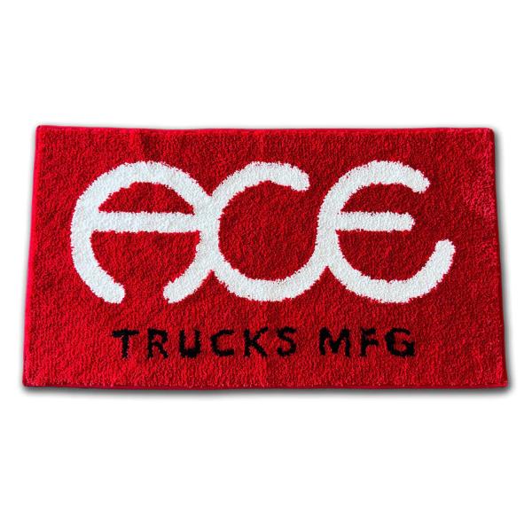 ACE TRUCKS Rug Red エース ラグマット約96cm、約53cm