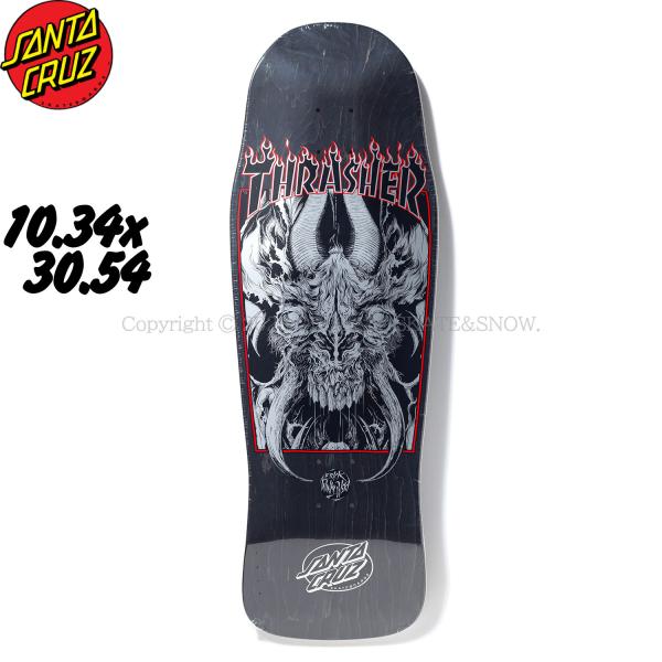 【発売日：2023年11月03日】SANTACRUZ THRASHER WINKOWSKI PRIMEVAL SHAPED 10.34インチ サンタクルーズ スラッシャー カスタムシェイプ オールドスクール全長　約77.5cmホイールベース...