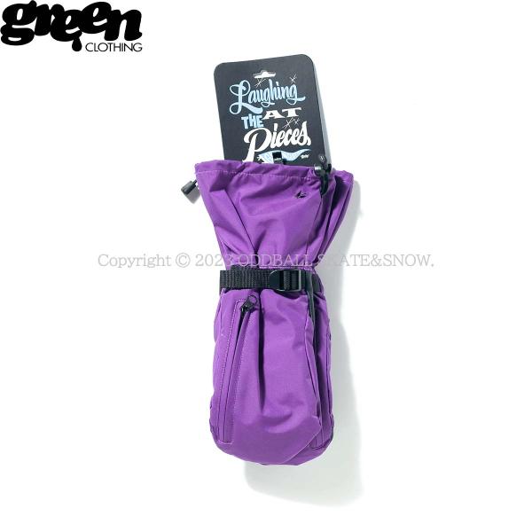 23-24 GREEN CLOTHING UNDER MITT Purple グリーンクロージング グローブ アンダーミット