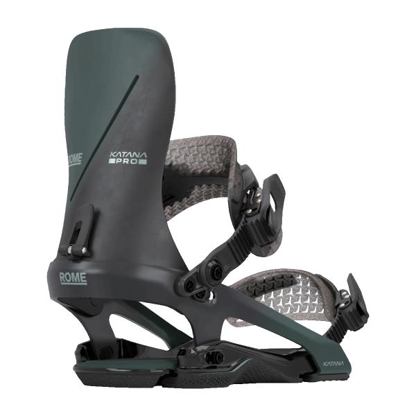 早期予約 26-27 ROME SNOWBOARDS KATANA FW PRO ローム カタナ バインディングプレミアムカーボンを充填した伝統的な2ストラップの主力モデル。パワフルなフルスロットルライディングのために設計されています。