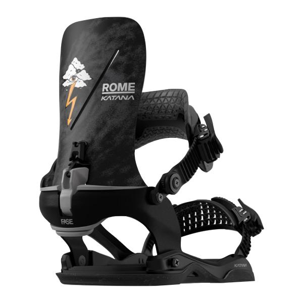 早期予約 26-27 ROME SNOWBOARDS KATANA AW PRO FASE ローム バインディングカーボンを使用したオールテレイン対応の新作プレミアムモデルキレのある超高速レスポンスが、思いどおりの滑りを実現する