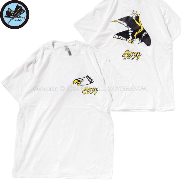 4D7S Hawk S/S TEE white By RatHoleStudio ホデナス TシャツSIZE　M　L　XL肩幅　約48cm、約51cm、約58cm身幅　約52cm、約56cm、約61cm着丈　約72cm、約75cm、約79c...