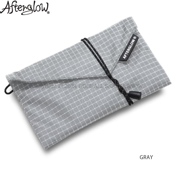 アフターグロー 小物ケース AFTERGLOW CHAPPA GRAY登山や渓流釣り、キャンプなど色々なシーンで活躍するシンプルなポーチです。・素材：ナイロン（超高分子ポリエチレンリップストップ)・原産国：中国10cm x 17cm