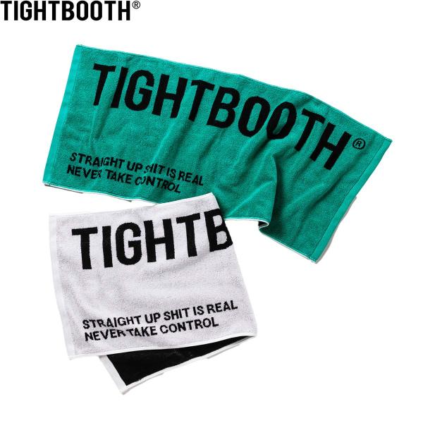 【発売日：2025年04月19日】タイトブース タオル TBPR TIGHTBOOTH LABEL LOGO TOWELColor : White,TurquoiseSize : W78cm xH35cmMaterial : Cotton ...