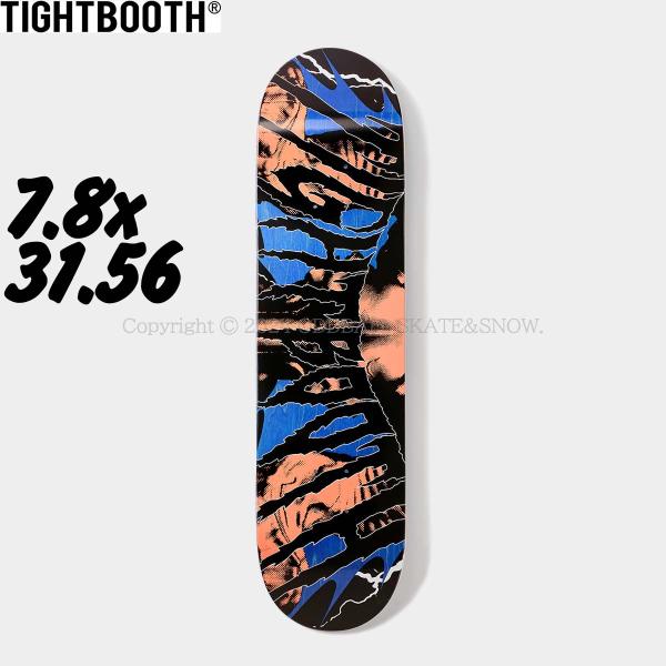 タイトブース 7.8インチ スケボー デッキ TBPR TIGHTBOOTH HORN DEEP CONCAVE 7.87.8 (19.8cm) × 31.56 (80cm)WB14.0