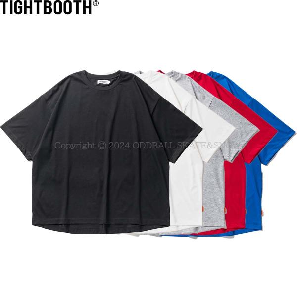 タイトブース ワイドシルエット Tシャツ TBPR TIGHTBOOTH JING T-SHIRTColor : Black,White,Grey,Blue,RedSize : M,L,XLMaterial : Cotton 74%, So...