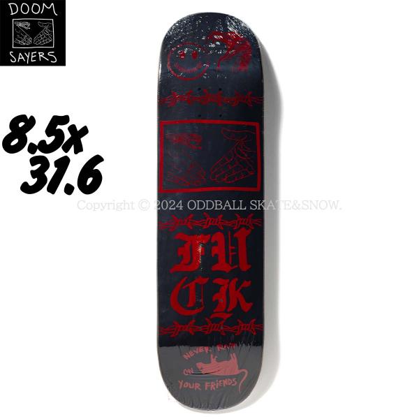 ドゥームセイヤーズ スケボー デッキ DOOM SAYERS Never Rat 8.5全長　約80.3cmホイールベース　約36.0cmノーズ長　約17.5cmテール長　約17.0cmウエスト幅　約21.0cm