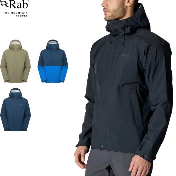 ラブ レインウエア ファイアウォール ジャケット RAB MEN’S FIREWALL WATERPROOF JACKETFitRegularWeight495.5g/17.5oz(SizeM)Centre back length(Size...