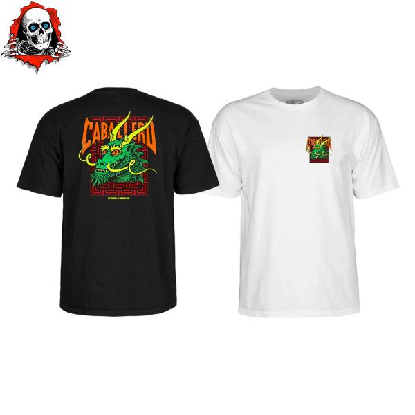 パウエルペラルタ Tシャツ POWELL PERALTA STEVE CABALLERO STREET DRAGON S/S T-SHIRTカラー：ブラック,ホワイト100% Ringspun Combed Cotton5.5oz.スタンダ...
