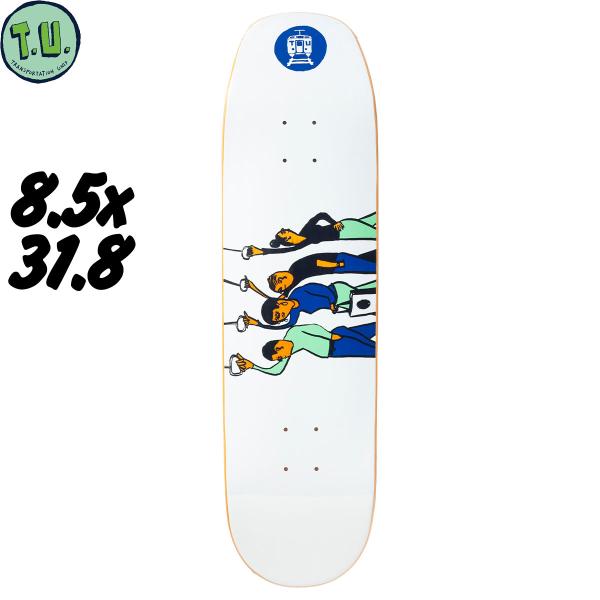 TRANSPORTATION UNIT SKATEBOARDS TRANSIT 8.5 トランスポーテーションユニット T.U. ティーユー全長　約80.7cmホイールベース　約37.0cmウエスト幅　約21.5cmノーズ長　約17.0cm...