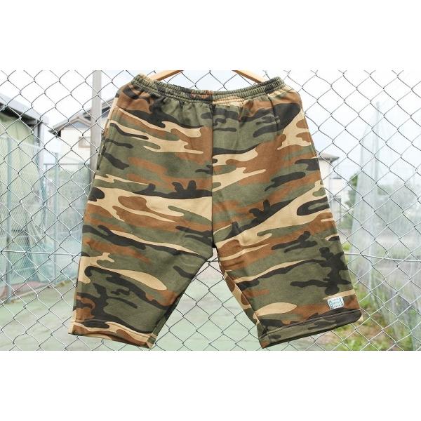 ODDBALL ORIGINAL SWEAT SHORTS(オッドボール,オリジナル,スウェットショーツ)CAMO BROWN左裾部分にODDBALL HAMMER TAG をワンポイント採用したシンプルなSWEAT SHORTS CAMO...