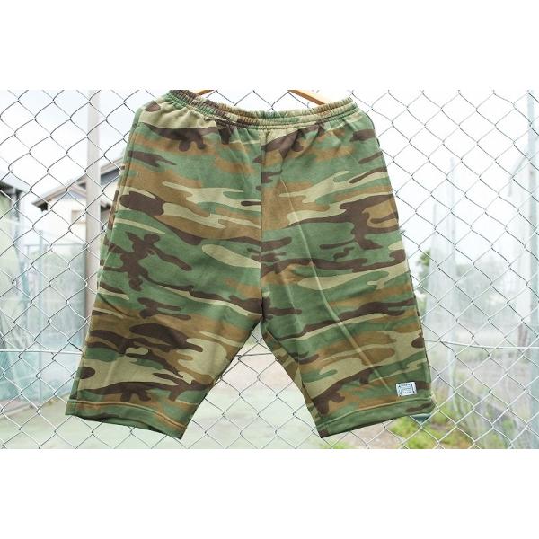 ODDBALL ORIGINAL SWEAT SHORTS(オッドボール,オリジナル,スウェットショーツ)CAMO GREEN左裾部分にODDBALL HAMMER TAG をワンポイント採用したシンプルなSWEAT SHORTS CAMO...