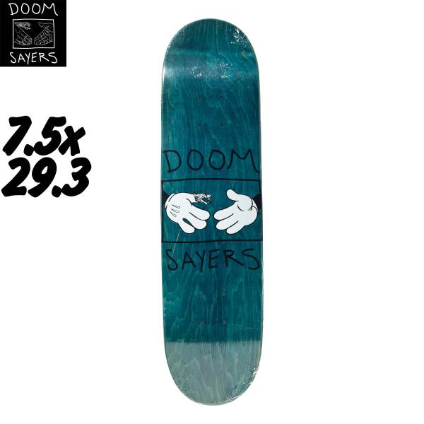 ドゥームセイヤーズ スケボー デッキ DOOM SAYERS TOON SHAKE MINI Blue 7.5全長　約74.5cmホイールベース　約31.5cmウエスト幅　約19.0cmノーズ長　約16.5cmテール長　約16.0cm