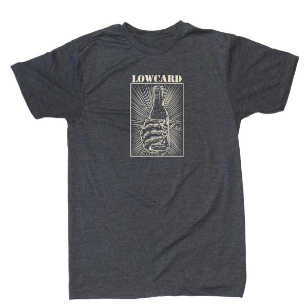 LOWCARD STRANGE BREW S/S TEE charcoal ローカード TシャツSIZE　L 肩幅　約50cm身幅　約54cm着丈　約72cm袖丈　約17cm