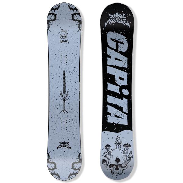 早期予約 26-27 CAPITA SNOWBOARDS DARK HORSE WIDE キャピタ スノーボードトランジションを好む、進歩的なパーク＆リゾートライダーのための、お手頃価格のバイク。PARK V1キャンバー構成は、サイドカット...