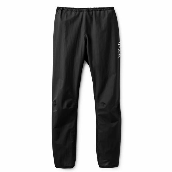 RAB Phantom Pants Ebony ラブ レインウエア ファントムパンツフィット スリム重さ 84g/3オンス（Mサイズ）静水頭 20,000mm通気性（MVTR） 20,000g/m2/24時間メイン生地 7D Pertex ...