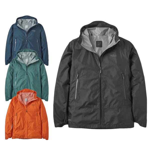 RAB MEN’S Phantom Mountain Jacket ラブ レインウエア ファントムマウンテン ジャケットフィット　通常重さ　222g/7.8オンス（Mサイズ）センターバックの長さ　75cm / 29.5インチ（Mサイズ）静水...