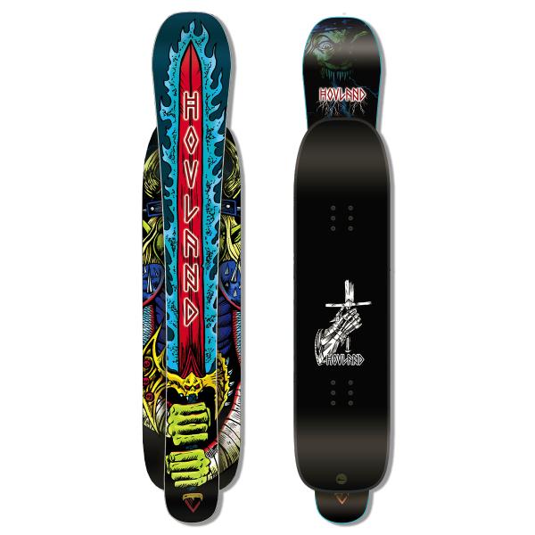 25-26 HOVLAND SNOWSKATES BUCKSHOT COMPLETE ホブランド スノースケート バックショット コンプリートサブデッキ■長さ : 126cm■ソール : シンタードベース■インサートホール幅 : 1.625...