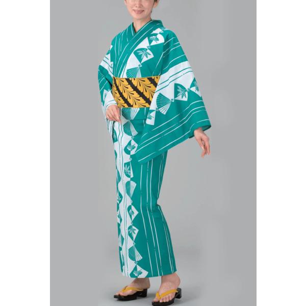 品質：綿100％サイズ（女性用）身丈160cm裄   66cm袖丈 48cm昔ながらの綿素材を使用しているので着心地がよく長時間着ていても着崩れしません。※お仕立て上がりでのお納めです。※こちらの商品はお取り寄せになりますので、発送に多少お...