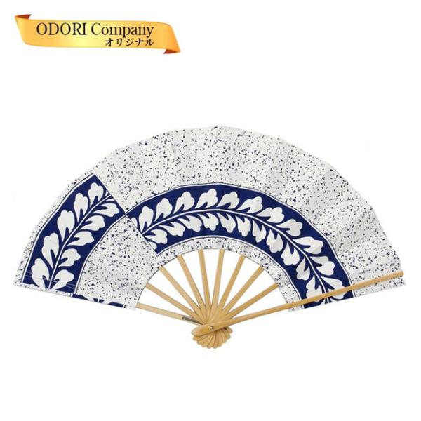 ■商品詳細■■■商品名：舞扇子 藤 段すじ色：ホワイトサイズ：9.5寸骨：白竹