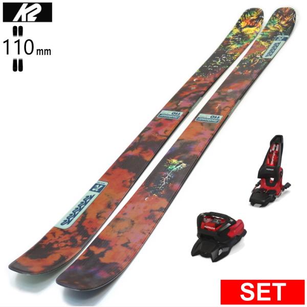 パウダーでも高い浮力を発揮する110mmのセンター幅、軽量なスイングウェイトとミディアムなフレックスでオールラウンドで扱いやすく楽しめるファットスキー。パウダーはもちろん、コンディション次第ではカービングも十分楽しめて、春のシャバ雪でも浮力...