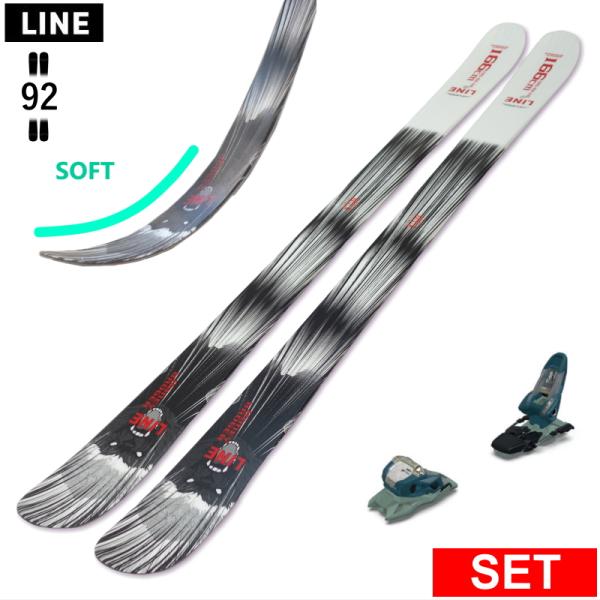 手軽にグラトリや地形遊びが楽しめる扱いやすいスタンダードモデル地形やコース脇も含めてゲレンデをオールラウンドに楽しめるウェスト幅に、低速でも扱いやすく板のしなりを使った遊びも楽しみやすいソフトフレックスのツインチップスキー。軽量な構造で扱い...