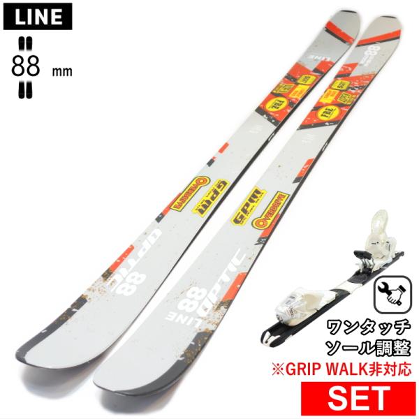 88mmのウェスト幅は板のキレを生かしつつ、幅広いコンディションに対応。魚の骨のように配置されたガスペダルメタルによって板のしなやかさを残しつつ、メタルならではの振動吸収性とスムーズな乗り味のスキーに。取り回しのよい回転半径でショートカービ...