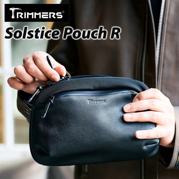 [商品名]Trimmers Solstice Pouch R[カラー]BLACK[サイズ(約)]W29×H19×D11cm[重量]約500g[容量]約6L[関連キーワード]Trimmers Solstice Pouch R トリマーズ US...