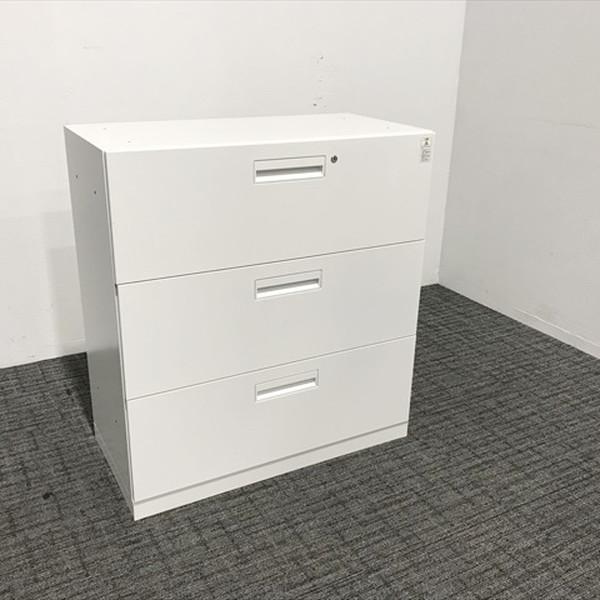 ■取り扱い番号CL-868098A■仕様メーカー : コクヨ製品名 : EDIA色素材 : ホワイト外寸 : 幅900mm 奥行き450mm 高さ970mm ランク : Aランク■特徴ベース付<br>書類やファイルはもちろん、形...