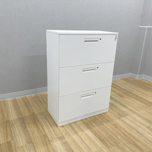 ■取り扱い番号CL-878540B■仕様メーカー : コクヨ製品名 : EDIA色素材 : ホワイト外寸 : 幅800mm 奥行き400mm 高さ1130mm ランク : Bランク■特徴ベース付書類やファイルはもちろん、形や大きさが一定では...