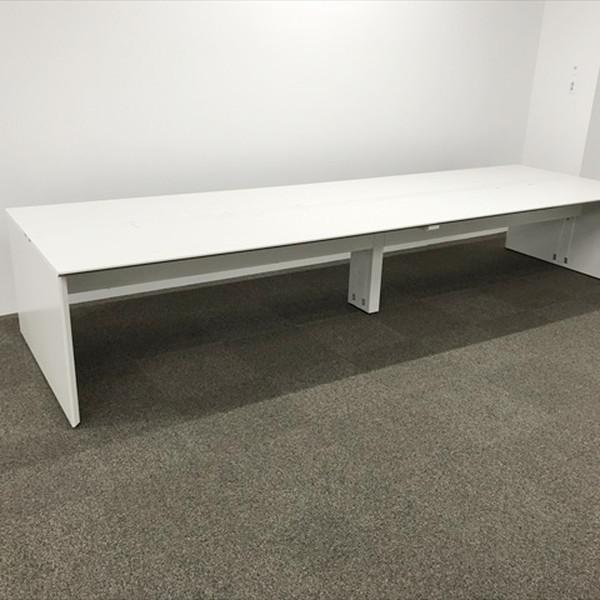 ■取り扱い番号DF-878987B■仕様メーカー : 内田洋行 ウチダ製品名 : フリーアドレスデスク アルセナ 4枚天板 両面タイプ色素材 : ピュアホワイト外寸 : 幅4000mm 奥行き1200mm 高さ720mm ランク : Bラン...