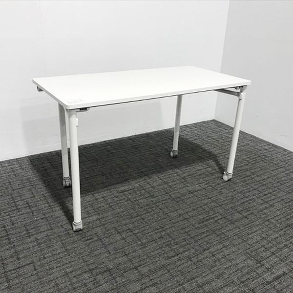 ■取り扱い番号DH-873175B■仕様メーカー : イトーキ製品名 : 平デスク アクティブフィールド 引出し無 キャスター付 AFFP-1206H-W9色素材 : ホワイトW外寸 : 幅1200mm 奥行き600mm 高さ720mm ラ...