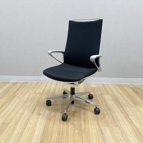 ■取り扱い番号IO-880076B■仕様メーカー : オカムラ製品名 : モードチェア ハイバック 5本脚・クッションタイプ CA87BZ FSF1色素材 : ブラック外寸 : 幅600mm 奥行き577mm 高さ990mm ランク : B...