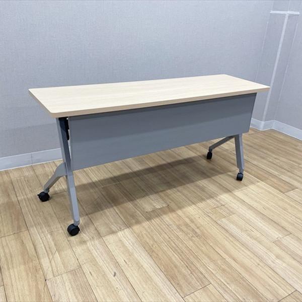 ■取り扱い番号TF-881474B■仕様メーカー : オカムラ製品名 : フラップ式会議テーブル フラプター 幕板付 81F1CC MK37色素材 : ネオウッドライト外寸 : 幅1500mm 奥行き450mm 高さ720mm ランク : ...
