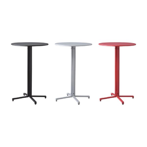 ■商品仕様 ・材質：スチール(粉体塗装)・機能：アジャスター付・静的耐荷重：15kg・組立：組立式 ・注意事項：・原産地：中国・サイズ：W60×D60×H93.5cm・商品重量：9.0kg【検索キーワード】テーブル カフェテーブル 丸型 サ...