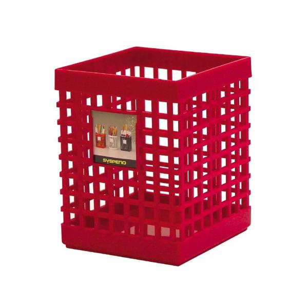 ■規格：ペンスタンド■角型■サイズ：直径81×奥行81×高さ104mm