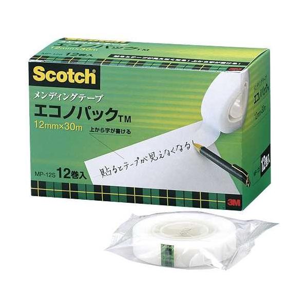 ■サイズ：幅１２ｍｍ×長３０ｍ■１箱入数：１２巻■材質：基材＝アセテートフィルム、粘着剤＝アクリル系粘着剤※カッター（ブリキ刃）はついてません