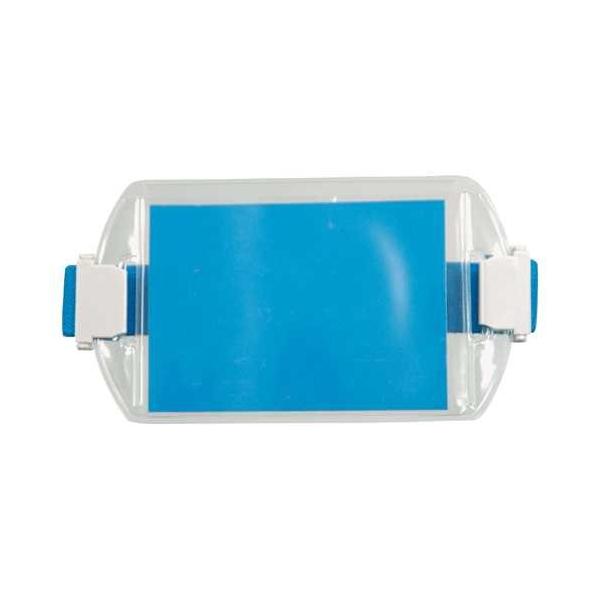 ■色：ブルー■サイズ：Ｗ１２０×Ｄ２１×Ｈ１３０ｍｍ■中紙サイズ：縦７４×横１０５ｍｍ■材質：塩化ビニール