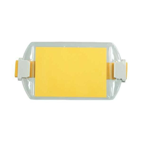 ■色：イエロー■サイズ：Ｗ１２０×Ｄ２１×Ｈ１３０ｍｍ■中紙サイズ：縦７４×横１０５ｍｍ■材質：塩化ビニール