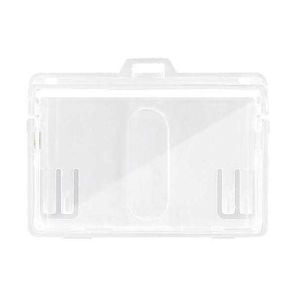 ■名札■ハード■規格：２枚収納タイプ■対応カードサイズ：縦５４×横８６ｍｍ■材質：ＰＣ、ＰＰ