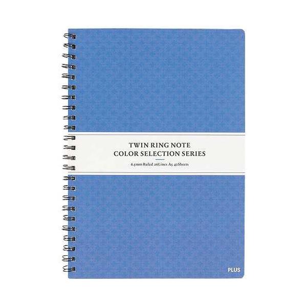 ■リングノート■３色込■規格：Ａ５■罫内容：６．５ｍｍ横罫■入数：４０枚×３冊■サイズ：幅１４８×高２１０ｍｍ■中紙坪量：７０ｇ／■中紙紙厚：９０μｍ■ツインリング綴じ■切り取りミシン目入