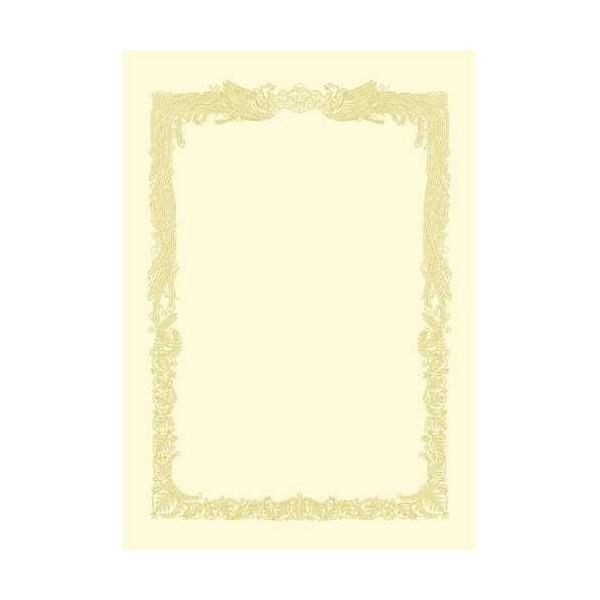 ■賞状用紙■業務用■１箱入数１００枚■色：クリーム■サイズ：縦２５７ｍｍ×横１８２ｍｍ■シートサイズ：Ｂ５サイズ■上厚：０．２ｍｍ（１５７ｇ／）■対応プリンタ：レーザー、インクジェット、熱転写■付属品：プリンタ用テスト印刷用紙５枚