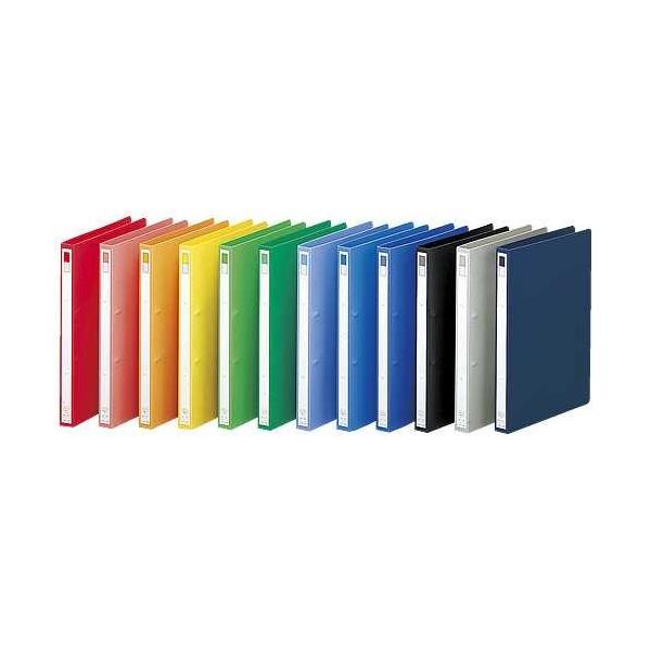 ■サイズ：Ｂ５■Ｓ（縦）型■表紙色：黄■穴数：２穴■収容枚数：コピー用紙を１５０枚程度■外形寸法：縦２６７×横２１０×背幅２７ｍｍ■綴具：リング金具■表紙材質：ポリプロピレン■樹脂紙押さえ付■透明三角ポケット付（表紙内側）