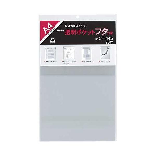 ■規格：Ａ４用■Ｅ型（エンドオープン・縦入れ）■フタ付き■フィルム厚：５０ミクロン■本体サイズ（フタを閉じた状態）：横２２０×縦３０７ｍｍ■入数：２０枚
