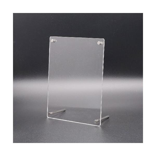 ■外寸：145 x 195 x 18mm（ビス含む）■内寸：115 x 165mm■重量：130g■パッケージ：専用段ボール箱■柄：無地■本体：アクリル製ビス・縦横兼用スティックスタンド・吊り金具・吊り紐縦横 掛け置き 兼用