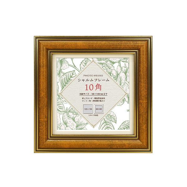 ■外寸：130 x 130mm■内寸：100 x 100mm■重量：100g■パッケージ：かぶせ箱（白箱）+OPP袋■柄：デコラティブ■本体：樹脂製■面材：樹脂壁掛用金具（吊り紐無し）・縦横兼用スタンド付掛け置き 兼用マット1枚付 [窓寸]...