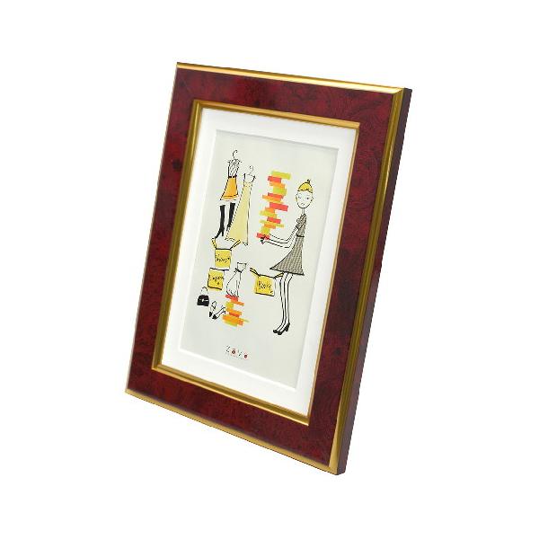 ■外寸：174 x 224mm■内寸：128 x 178mm■窓寸：119 x 169mm■重量：300g■パッケージ：かぶせ箱＋ヘッダー付 OPP袋■対応サイズ：ポスト判/2L判■柄：大理石/木目■本体：樹脂製■面材：ガラス壁掛用金具（吊...