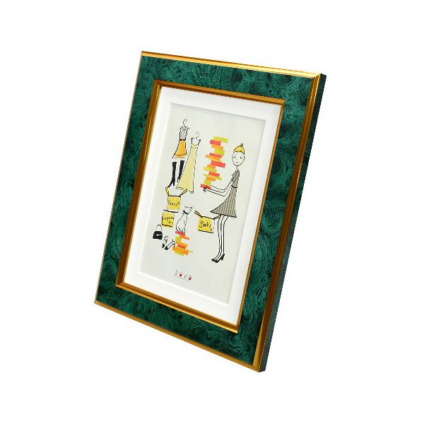 ■外寸：174 x 224mm■内寸：128 x 178mm■窓寸：119 x 169mm■重量：300g■パッケージ：かぶせ箱＋ヘッダー付 OPP袋■対応サイズ：ポスト判/2L判■柄：大理石/木目■本体：樹脂製■面材：ガラス壁掛用金具（吊...