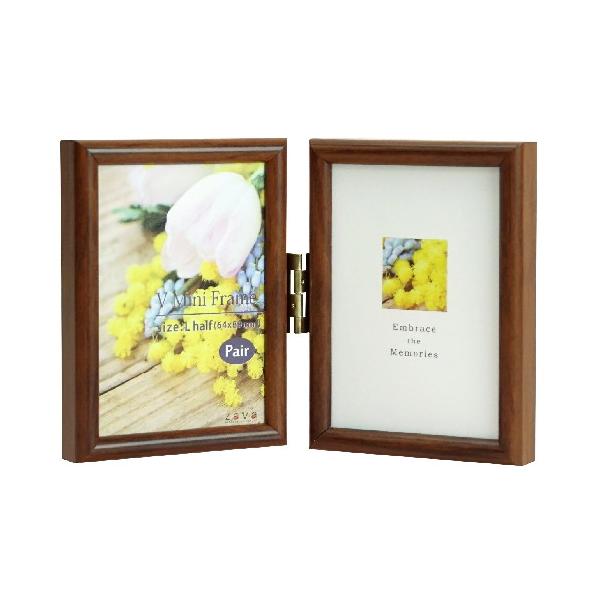 ■外寸：148 x 98mm（見開き）■内寸：64 x 89mm（左右同様）■窓寸：58 x 83mm■重量：130g■パッケージ：かぶせ箱（白箱）+ヘッダー付OPP袋■対応サイズ：チェキ/L判ハーフ（64 x 89mm）■柄：木目■本体：...