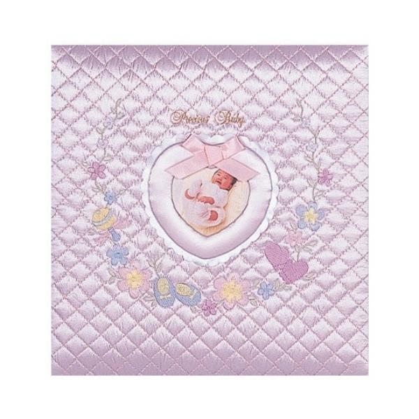 ■本体タテ335×ヨコ325×背巾40mm■函366×357×50mm■布地表紙■Ｌサイズ・フリー銀台紙10枚■育児記録5頁■タイトルカード3枚付（誕生クマ/A,B,C）■オルゴール付（曲名：ブラームスの子守唄）■化粧函入